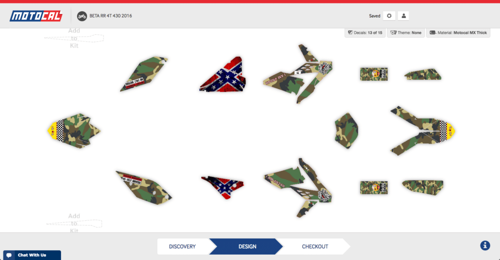 Motocross Decal Designs Gallery - Motocal