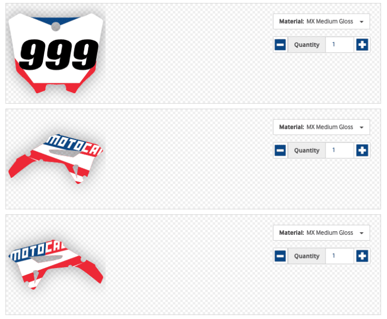 Choose Your Custom Decal Material - Motocal
