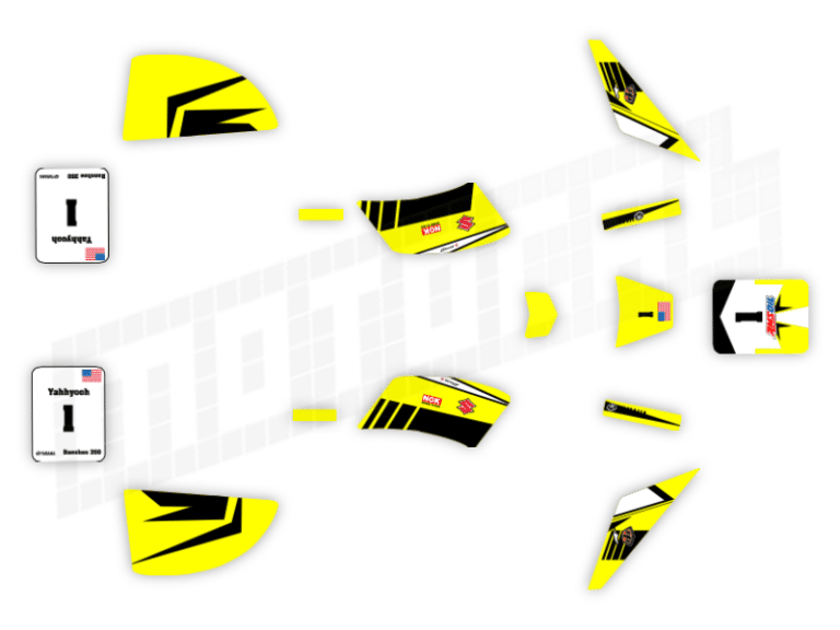 Yamaha Banshee Decals - Motocal