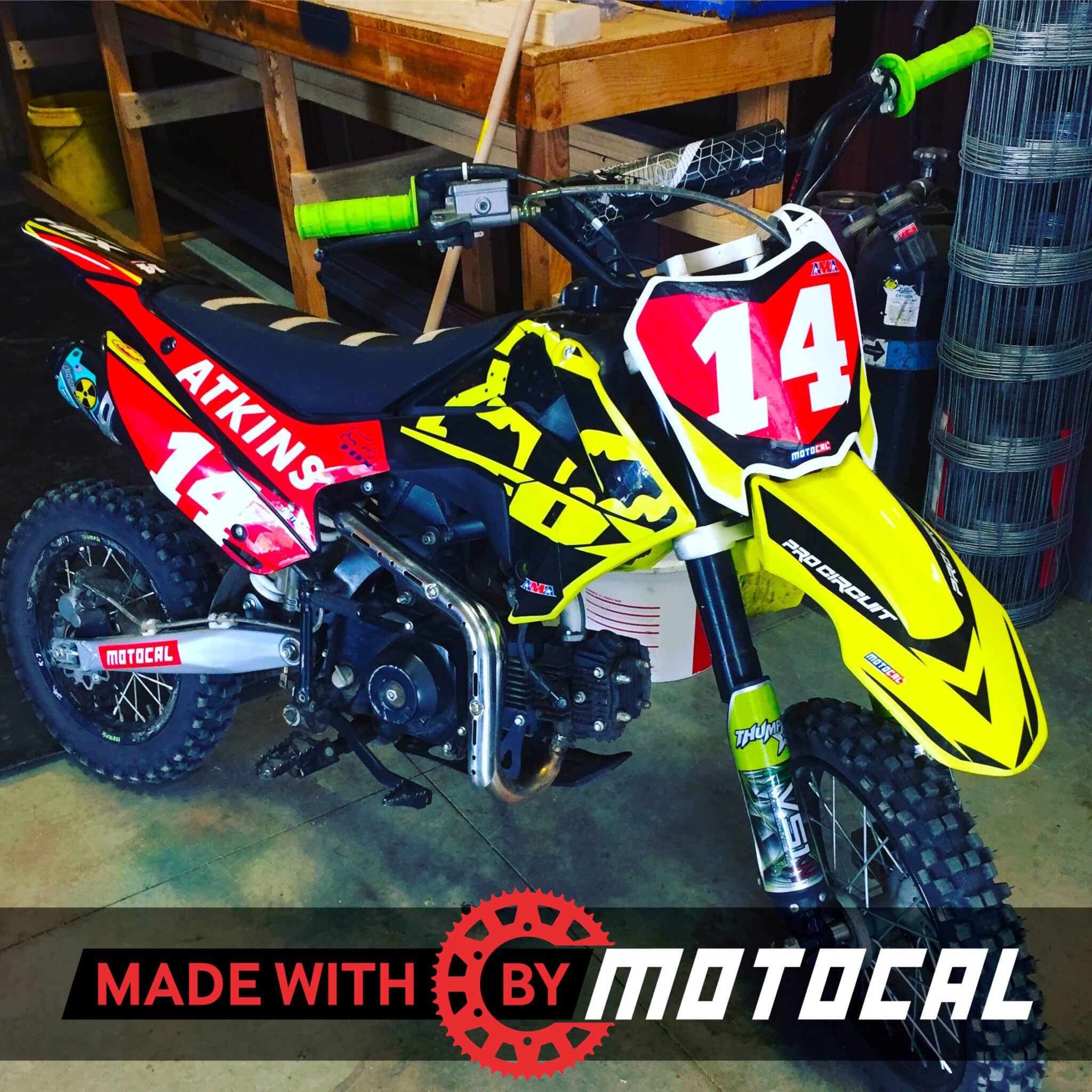 Honda Motorbike Decals - Motocal