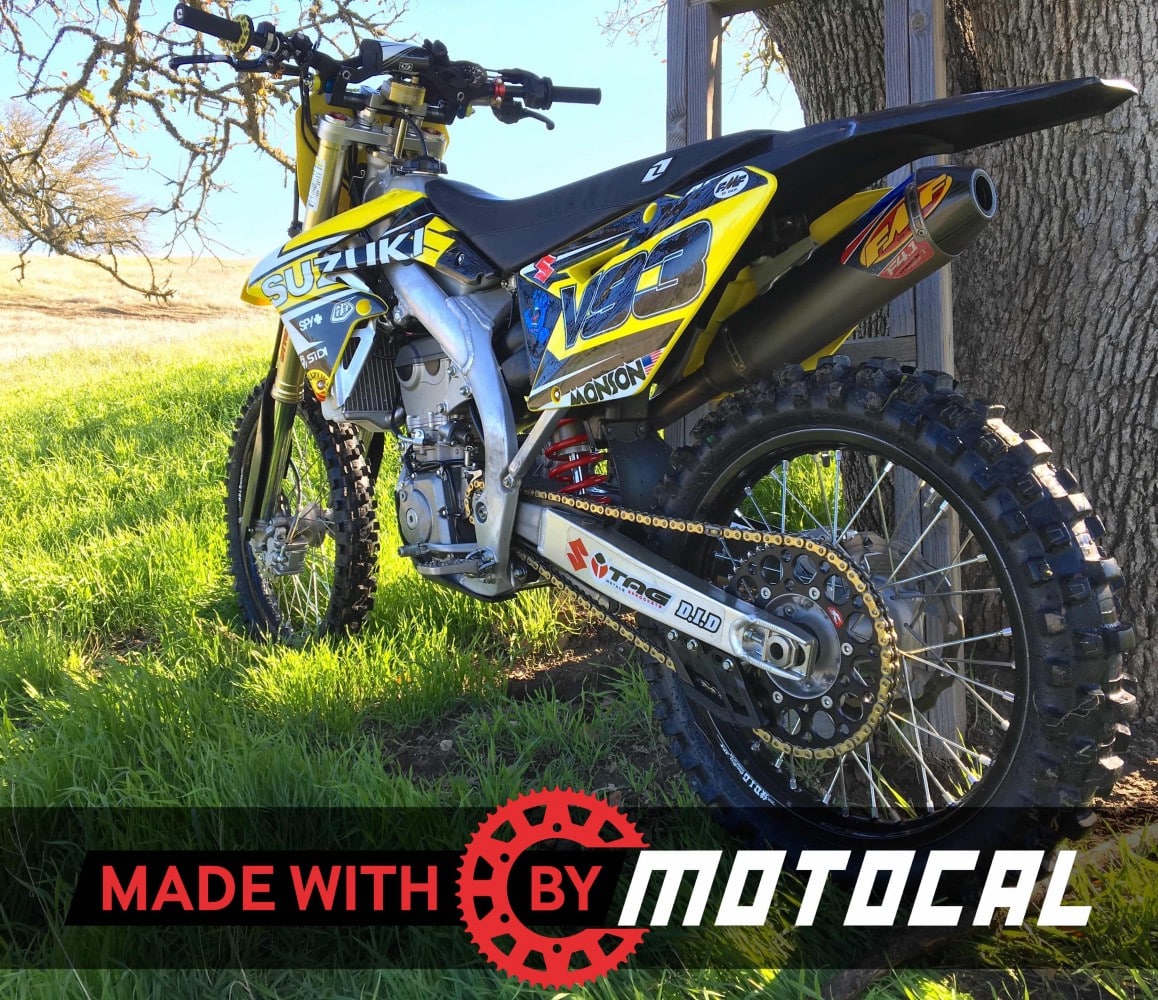 Suzuki Motorbike Decals - Motocal